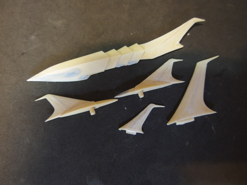 製作中 レジンキット・1/1000 ランダルミーデ級戦艦 .8: プケファラス