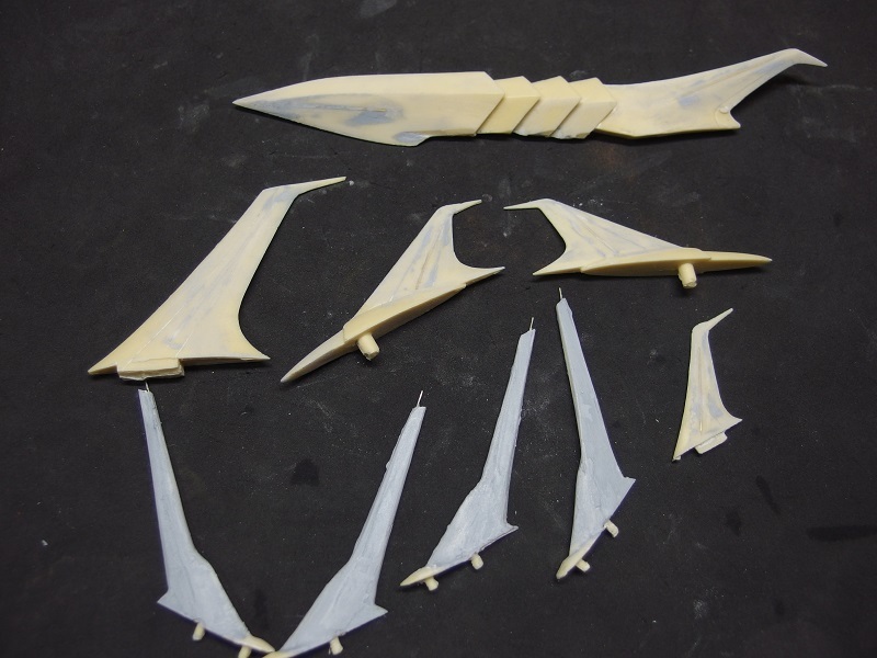 製作中 レジンキット・1/1000 ランダルミーデ級戦艦 .8: プケファラス