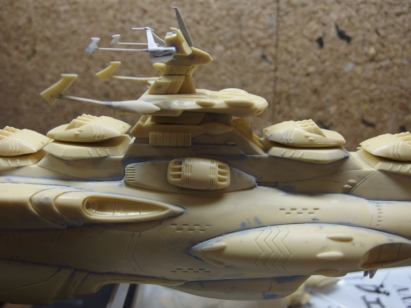 製作中 レジンキット・1/1000 ランダルミーデ級戦艦 .16: プケファラス