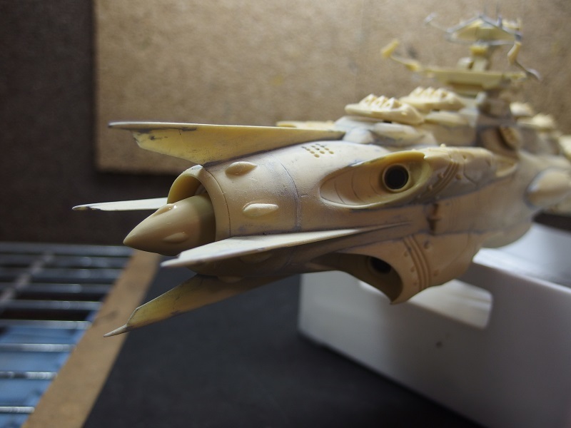 製作中 レジンキット・1/1000 ランダルミーデ級戦艦 .16: プケファラス